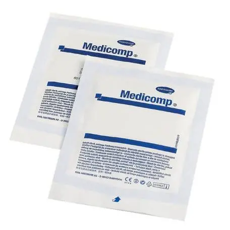 Kompres Medicomp sterilní 5x5 cm 25x2 ks | Alphega.cz