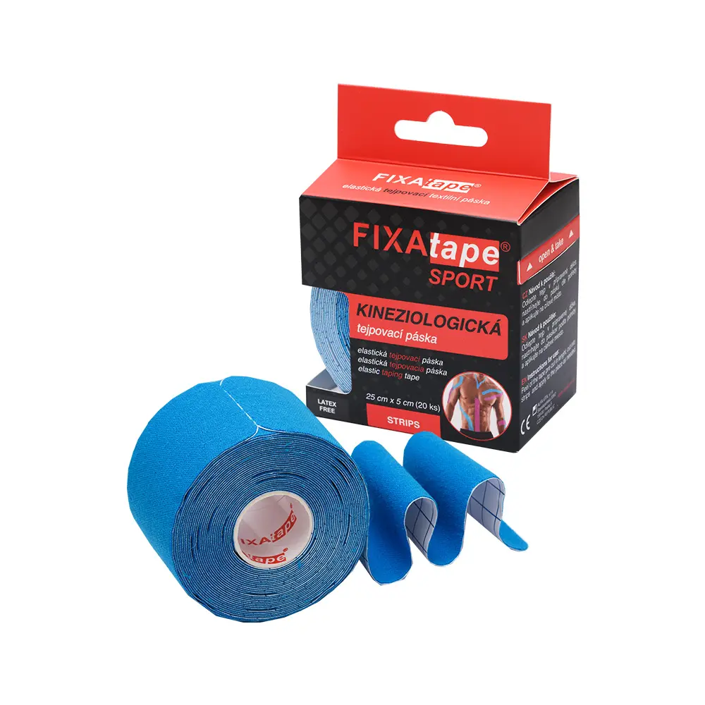 FIXAtape Sport STRIPS tejpovací páska 25x5cm 20 ks | Alphega.cz