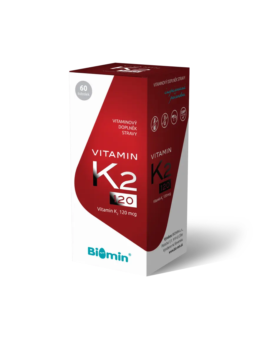 Biomin VITAMIN K2 120mcg 60 tobolek | Alphega.cz