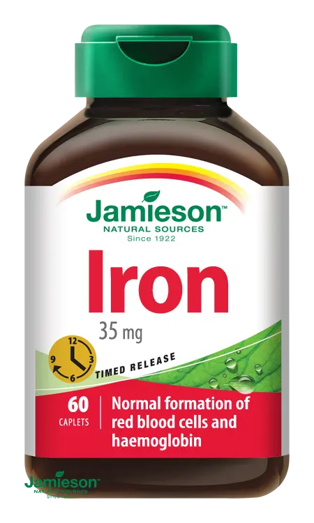Jamieson Železo 35 mg s postupným uvolňováním 60 tablet | Alphega.cz