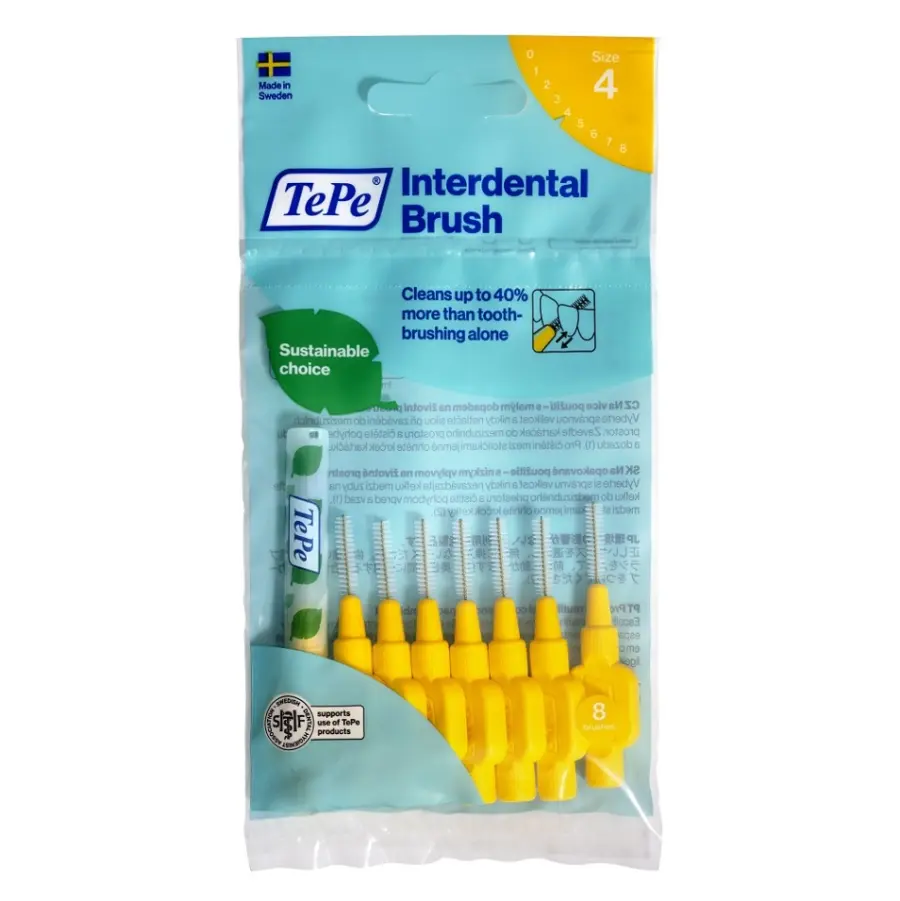 TePe mezizubní kartáčky Original žluté 0,7 mm v sáčku 8 ks | Alphega.cz