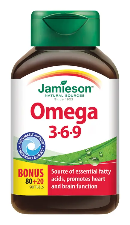 Jamieson Omega 3-6-9 1200mg 100 tobolek | Alphega.cz