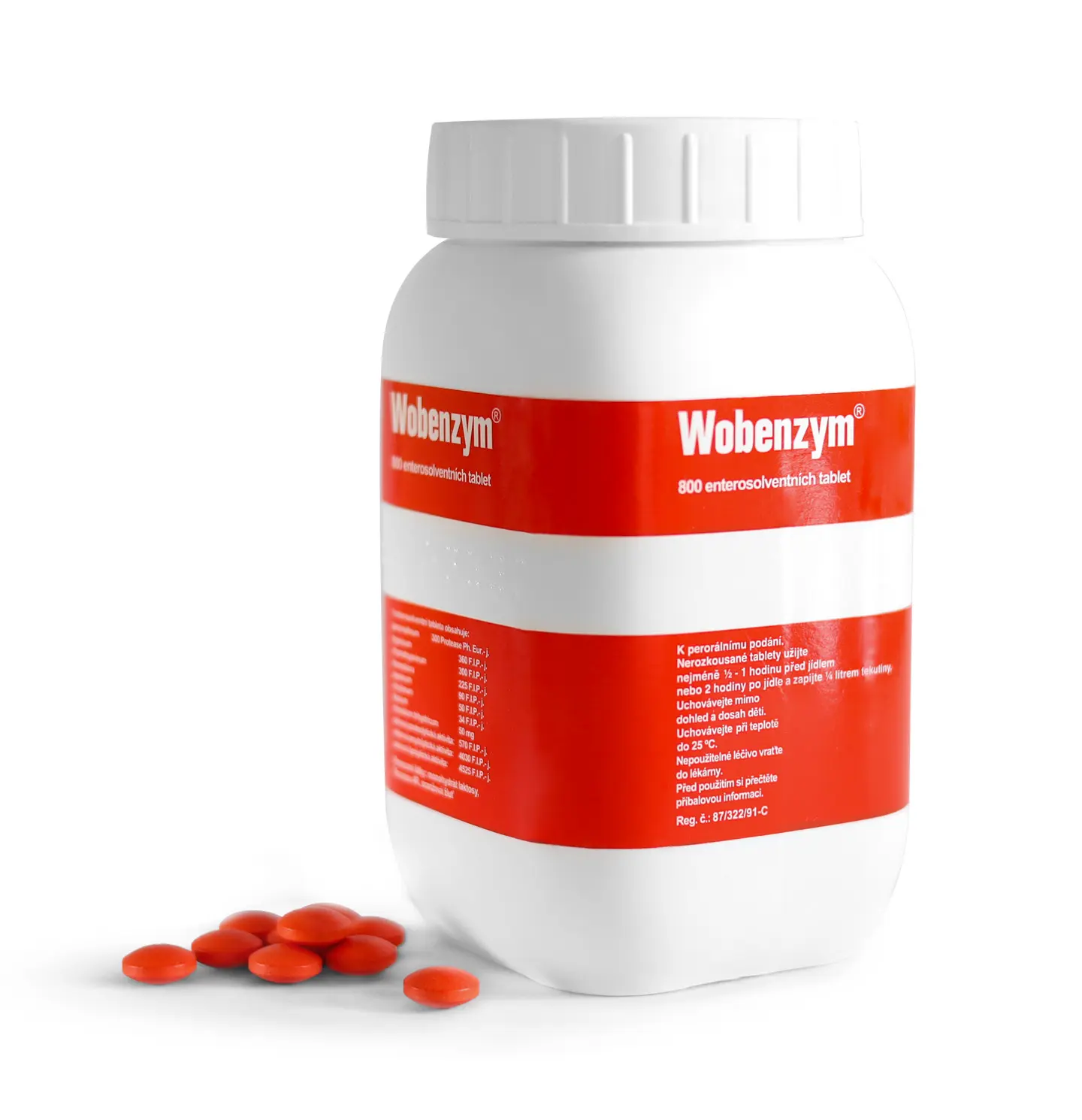 Wobenzym 800 enterosolventních tablet | Alphega.cz