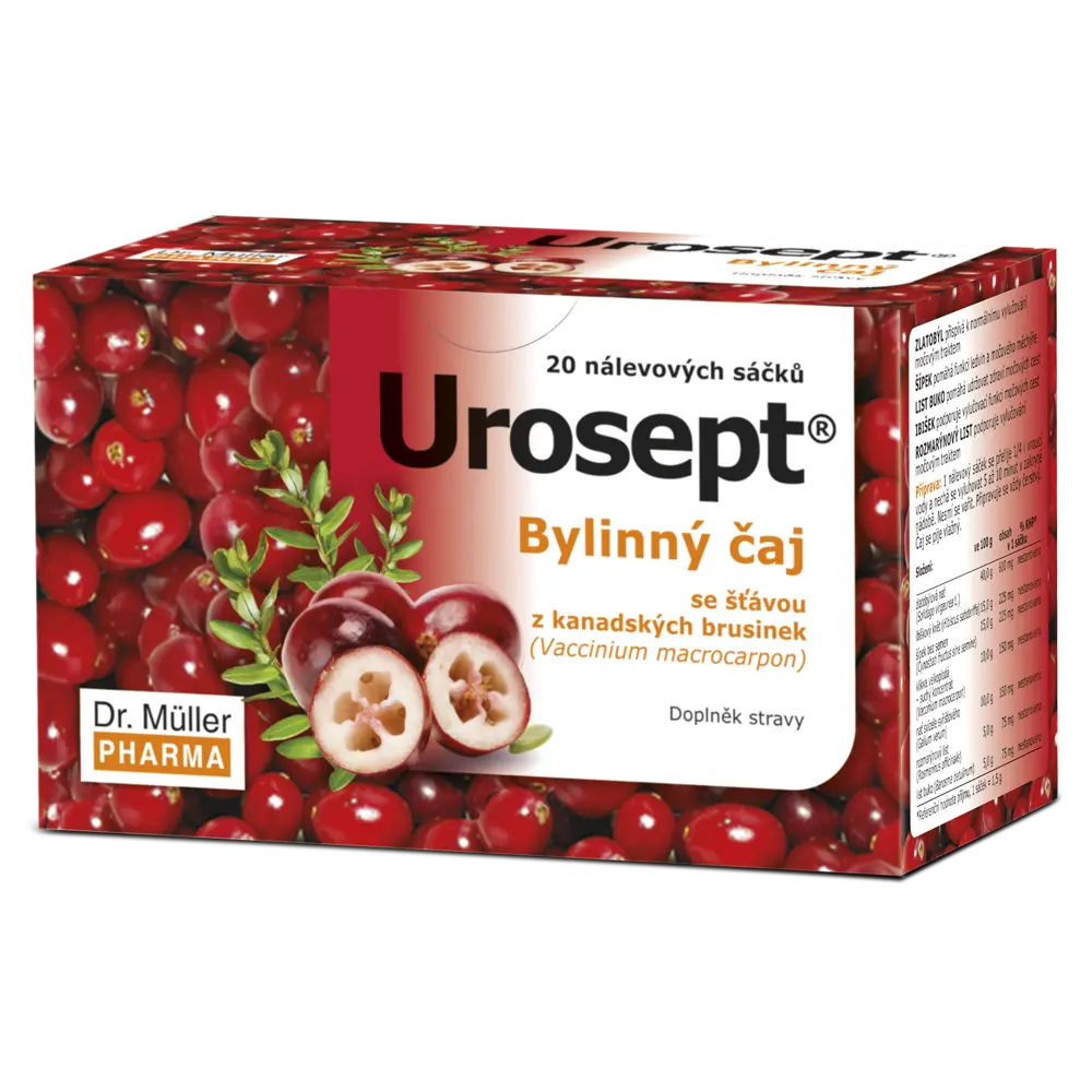 Urosept bylinný čaj 40g, 20x2g | Alphega.cz