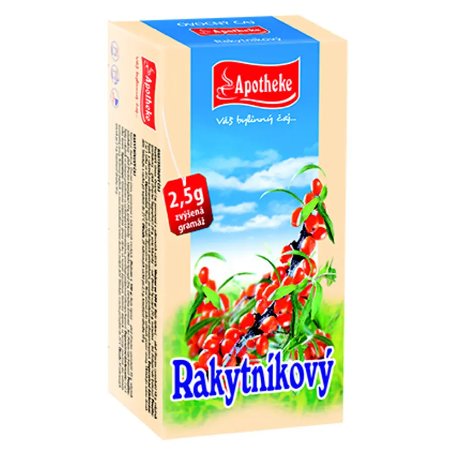 Apotheke Rakytníkový čaj 20 x 2,5 g | Alphega.cz